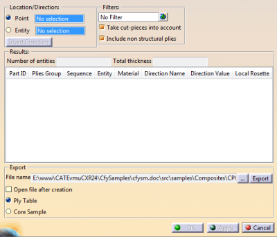 Creating a Core Sampling