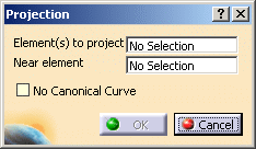 Projecting 3D Elements onto the Sketch Plane