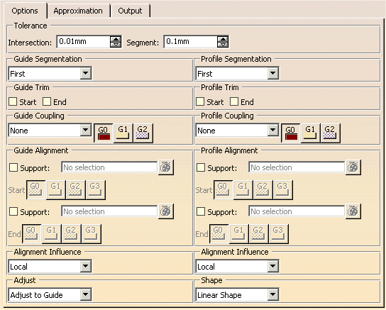 Creating Loft Surfaces
