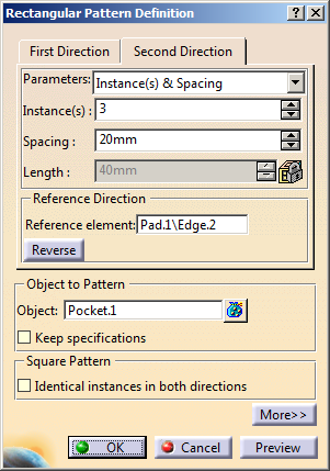 Creating Rectangular Patterns