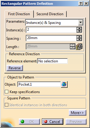 Creating Rectangular Patterns